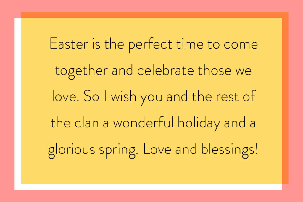 Happy Easter Greetings: 5 Complete Quotes – MyPostcard Blog